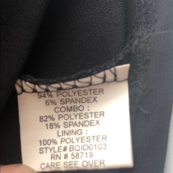 B Slim | Dresses | Bslim Black Dress With Compressions At Curves | Poshmark
